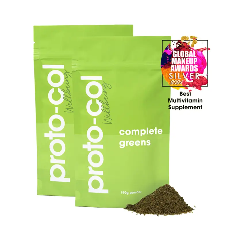2 Complete Greens en Polvo con 15 superalimentos para mejorar sistema ...